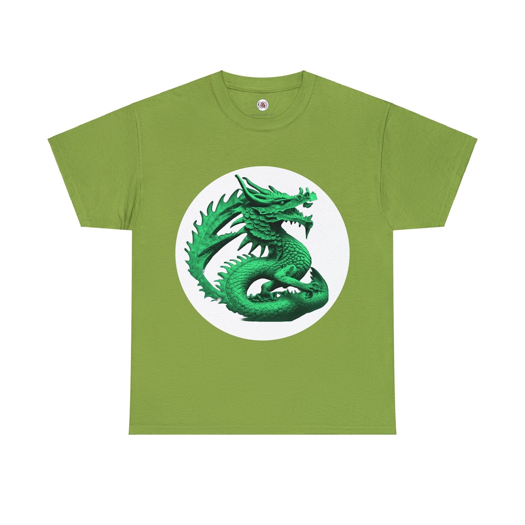 Chinese Wood Dragon Heavy Cotton Tee - Etsy UK