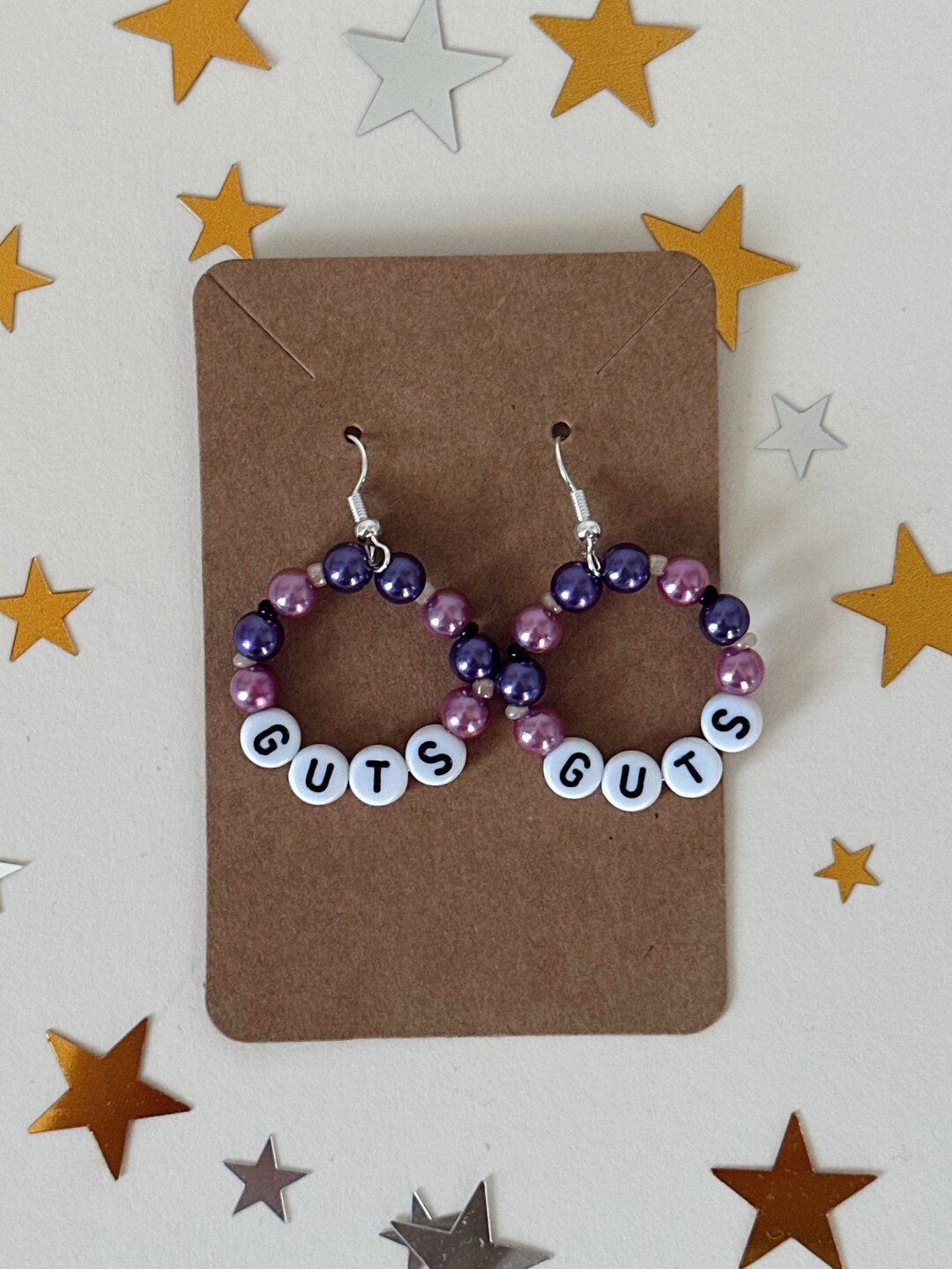 Olivia Rodrigo Inspired GUTS Earrings Guts Tour, Livies Accessory, Gift ...