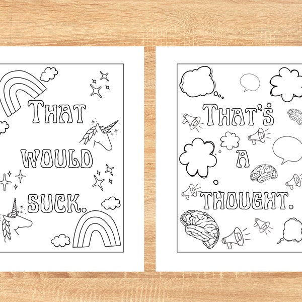 Ocd Coloring Page - Etsy Australia