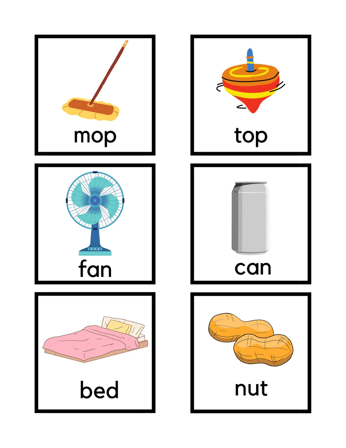Montessori Phonetic Reading/3 Letter Phonetic Words/montessori ...