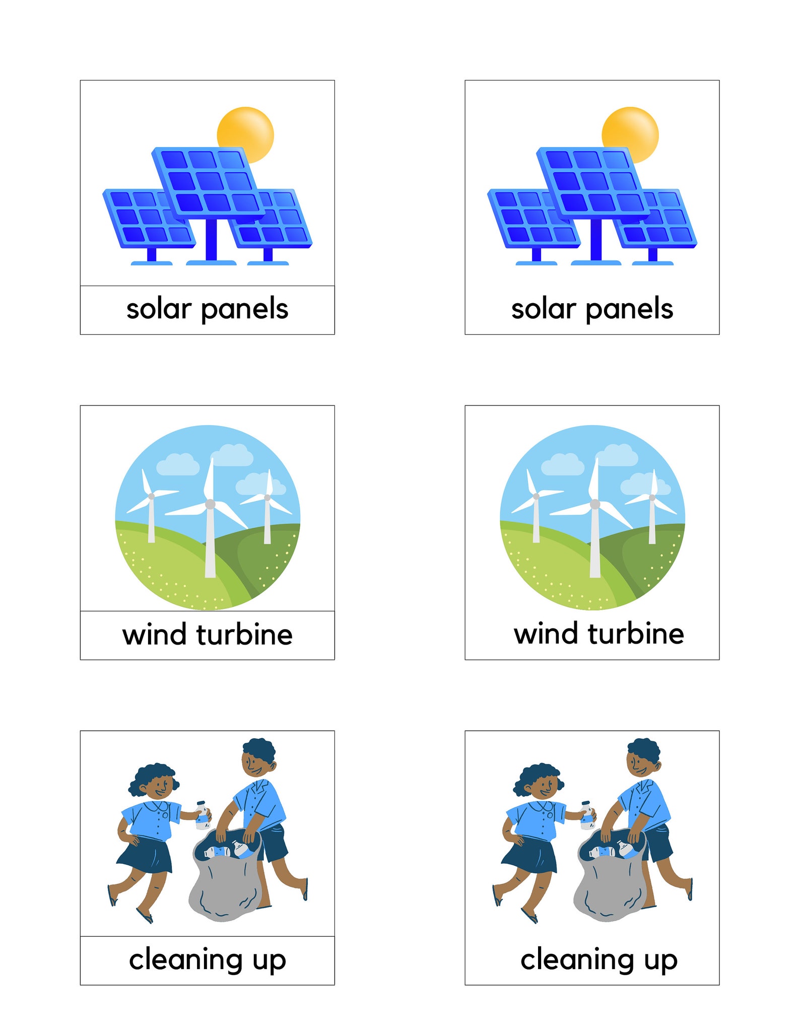 Earth Day/montessori 3 Part Cards - Etsy