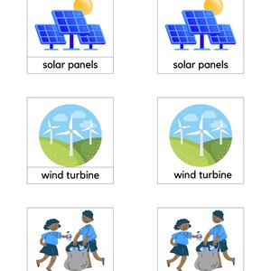 Earth Day/montessori 3 Part Cards - Etsy