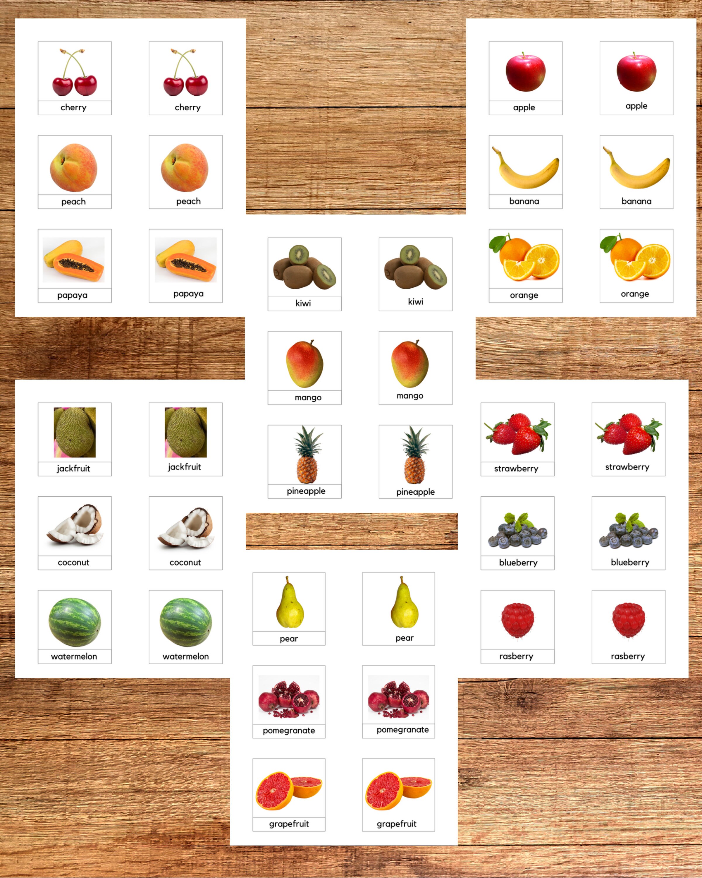 Montessori Baking/food Unit/3 Part Cards - Etsy