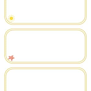 Seasonal Name Tags/montessori Cubby Tags/handwritten - Etsy