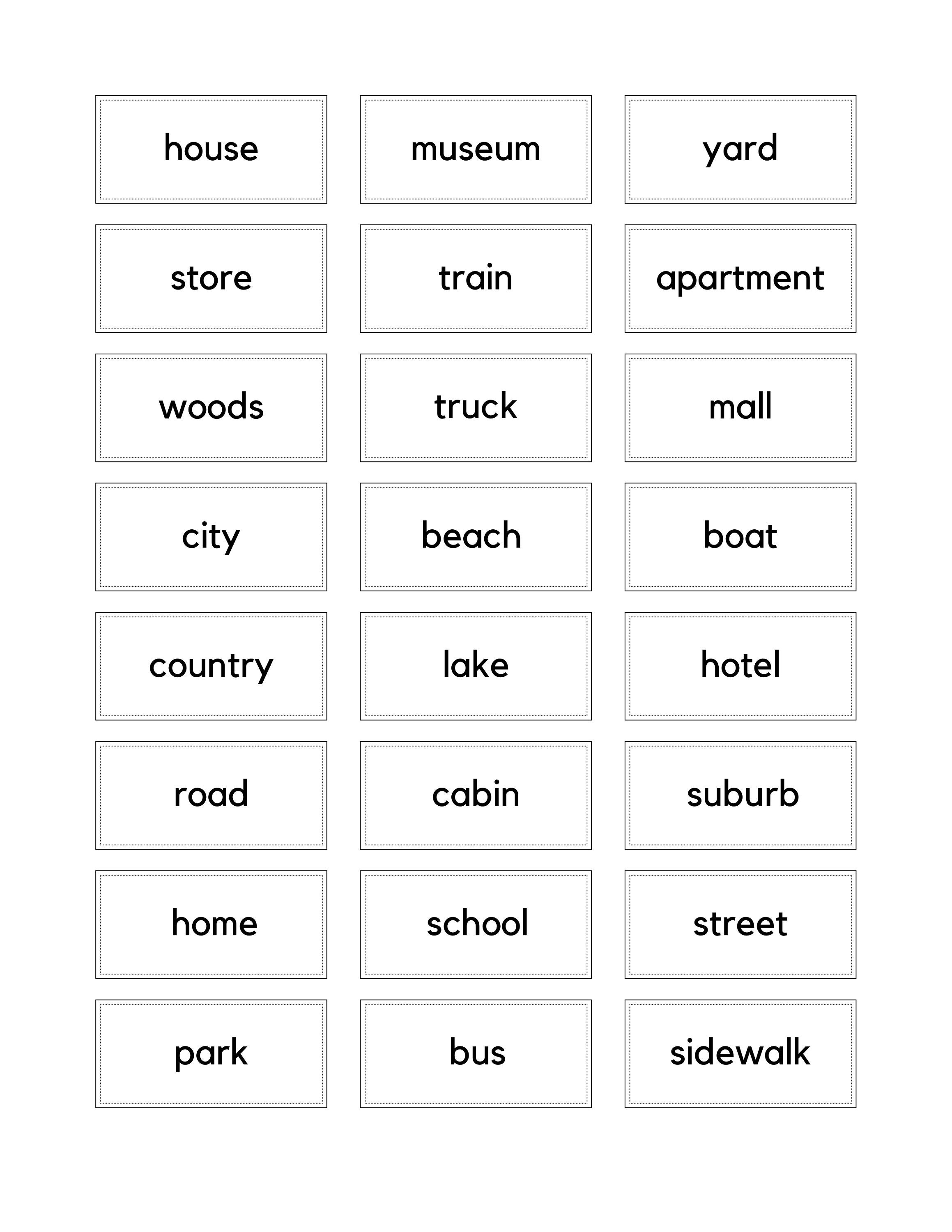 Montessori Noun Cards/noun Printable/function of the Word - Etsy