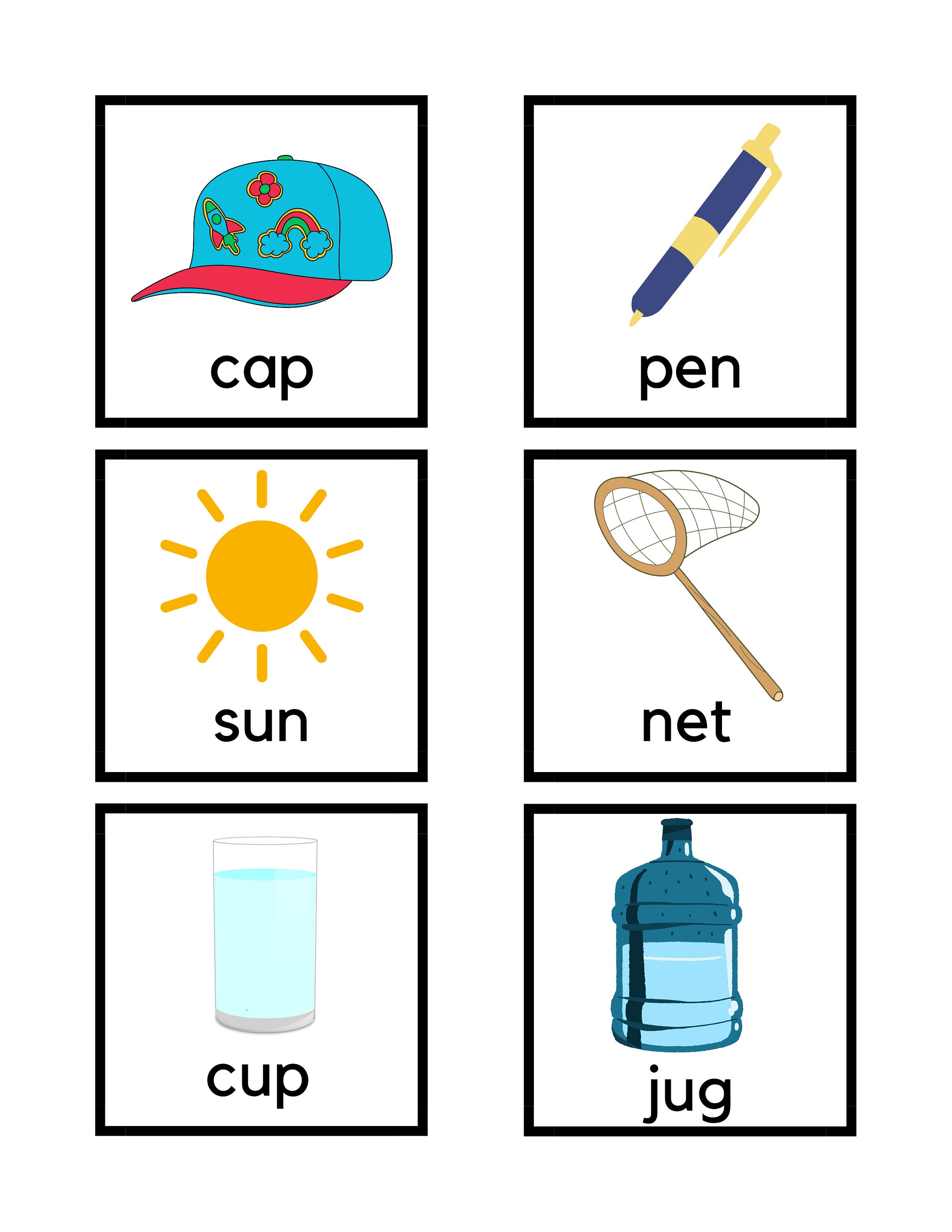 Montessori Phonetic Reading/3 Letter Phonetic Words/montessori ...