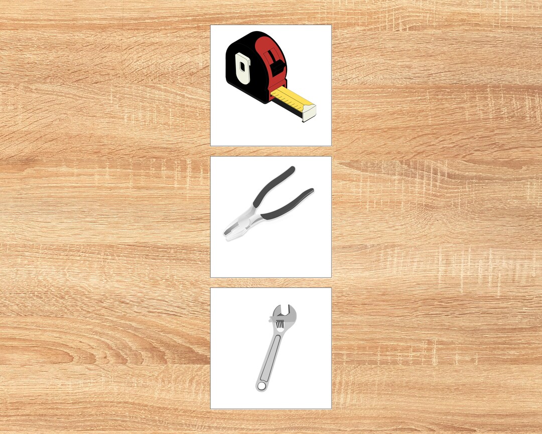 Tool Nomenclature Cards/montessori Classified Cards/printable - Etsy