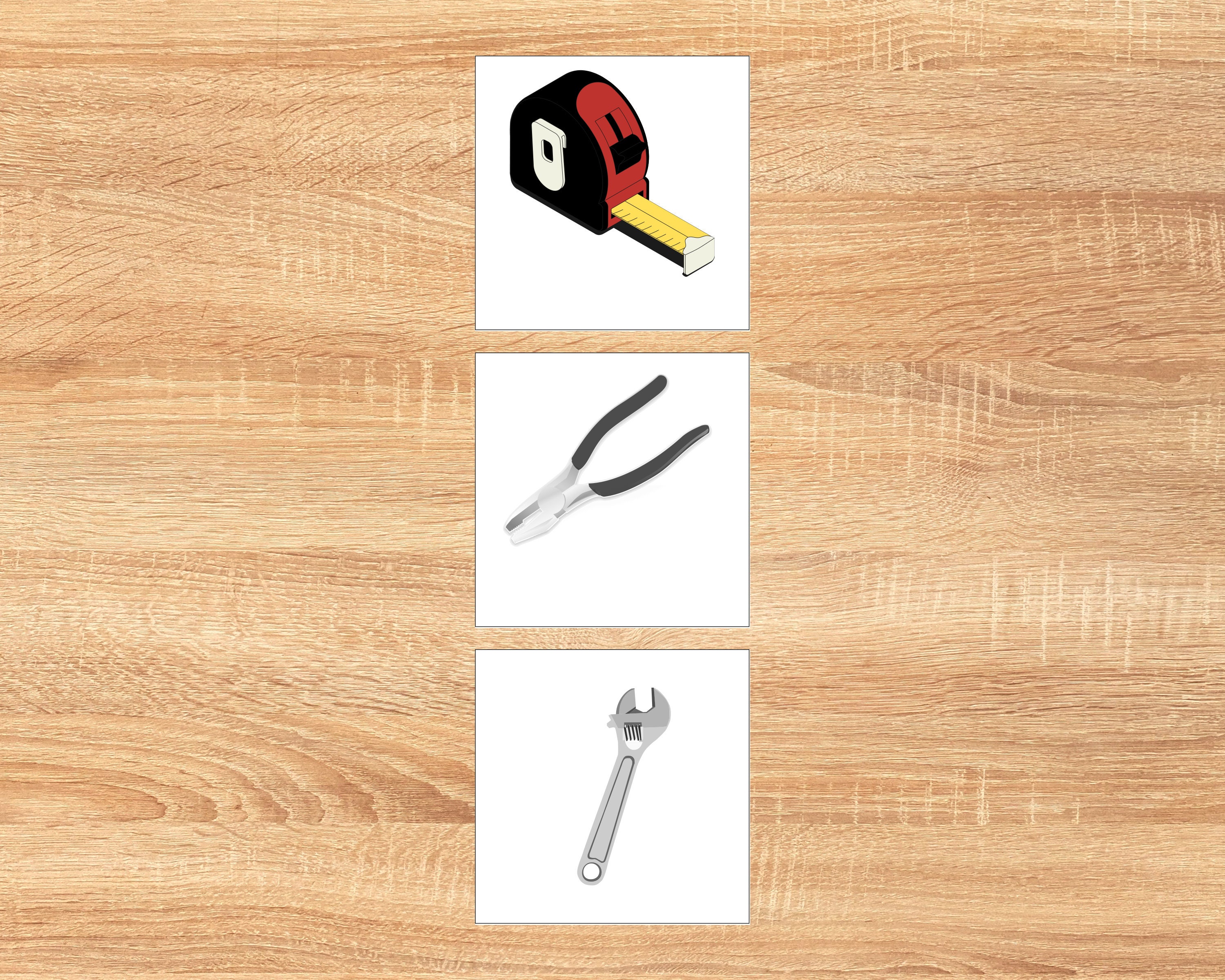 Tool Nomenclature Cards/montessori Classified Cards/printable - Etsy