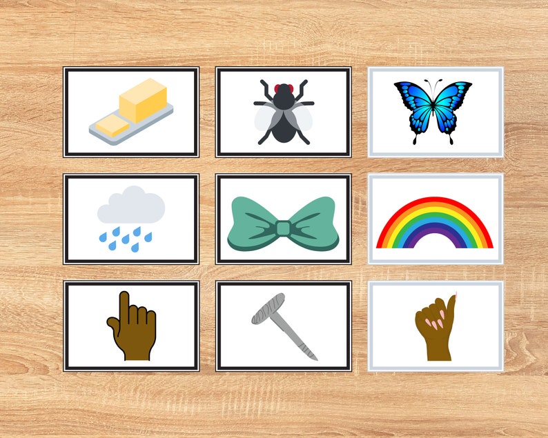 Montessori Compound Words/nomenclature Compound Words/pre Reading - Etsy