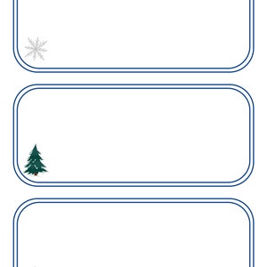 Seasonal Name Tags/montessori Cubby Tags/handwritten - Etsy