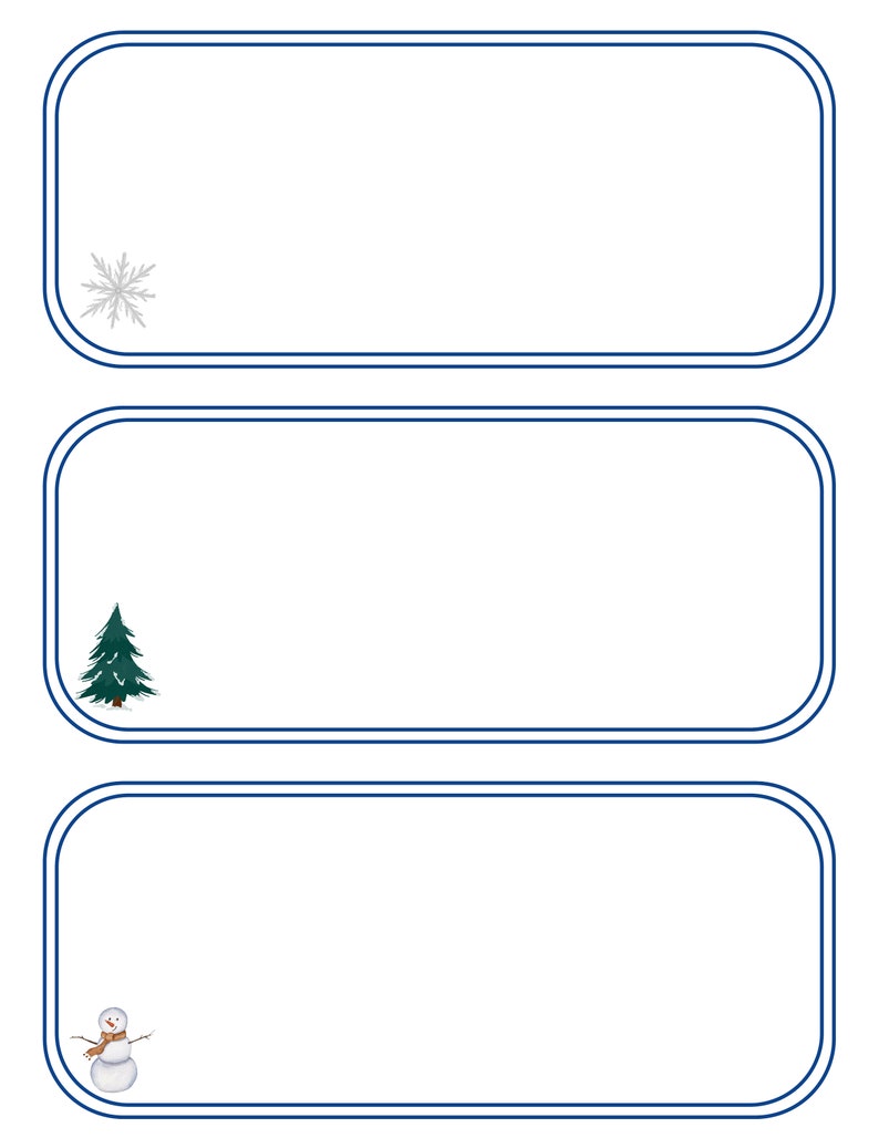 Seasonal Name Tags/montessori Cubby Tags/handwritten - Etsy