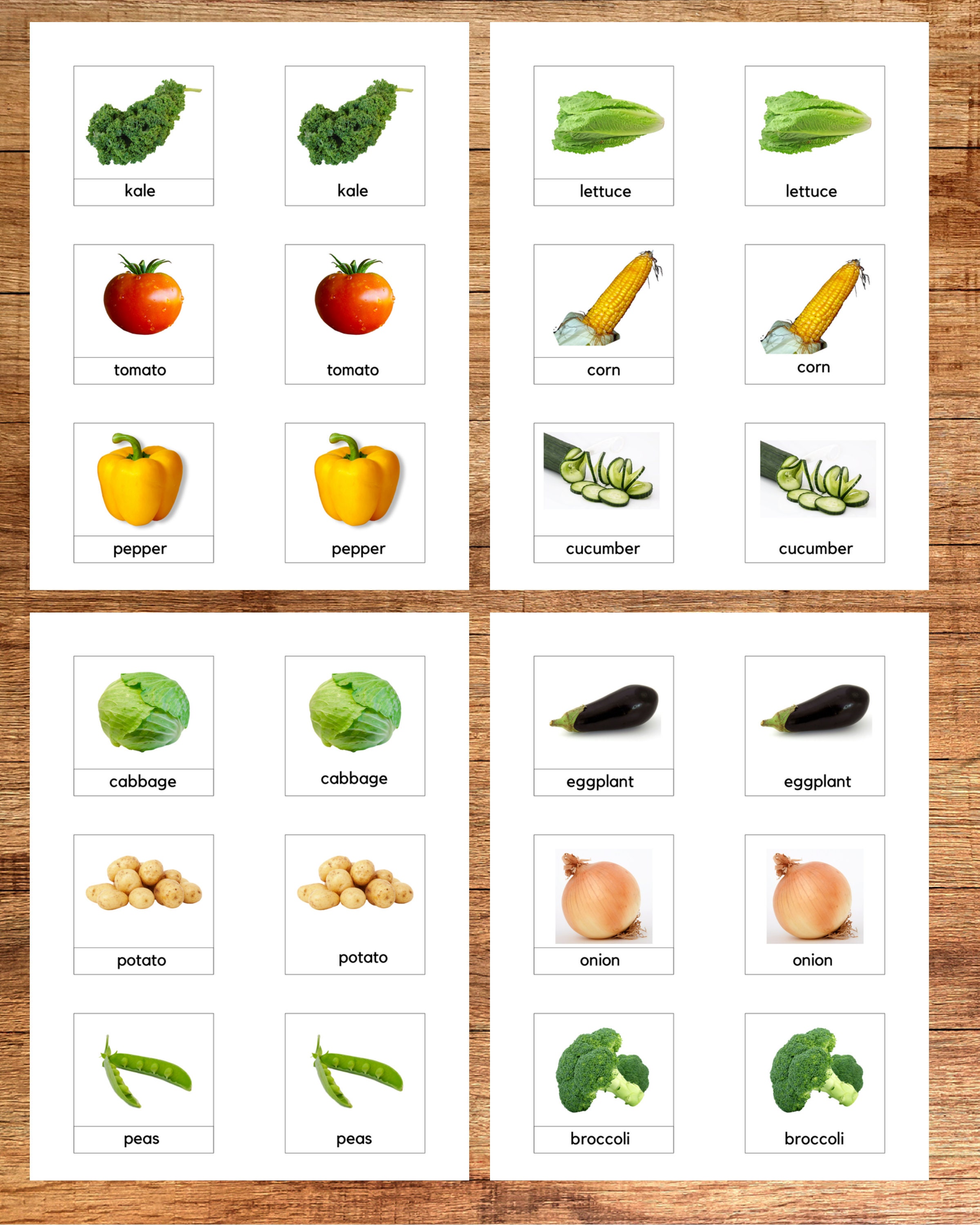 Montessori Baking/food Unit/3 Part Cards - Etsy