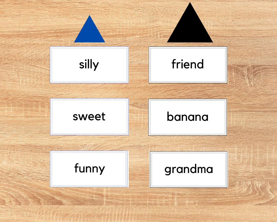 Montessori Adjective Game/printable Nouns and Adjectives - Etsy