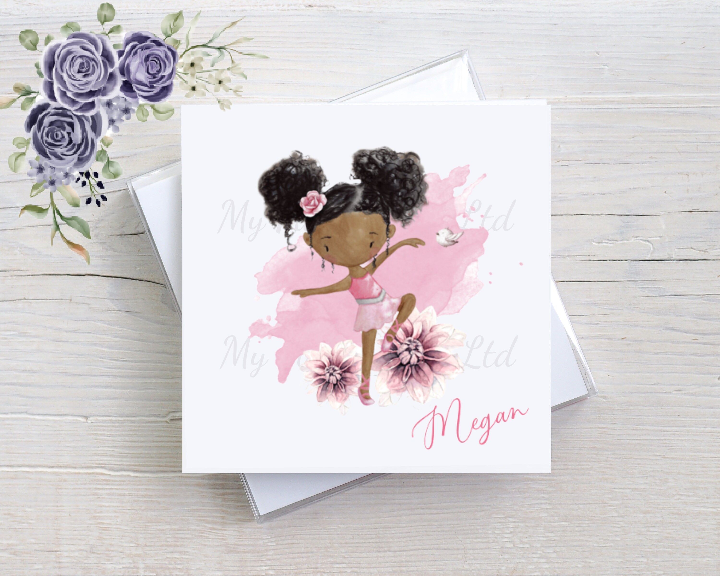 Ballet Card, Ballet Birthday Card, Ballet Show Card, Good Luck on Your ...