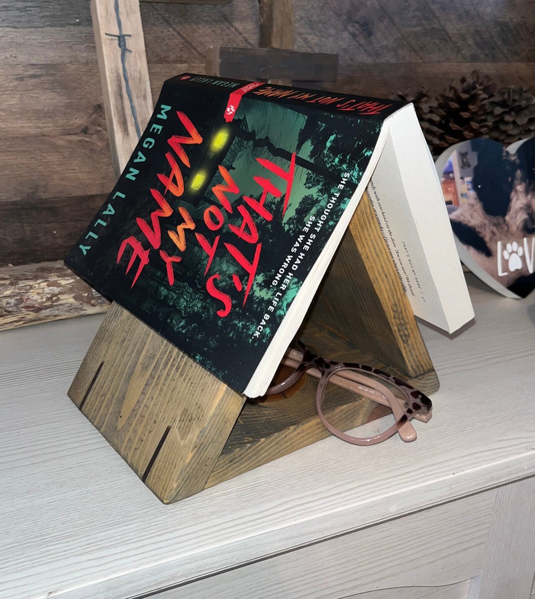 Wood Triangle Book Mark - Etsy