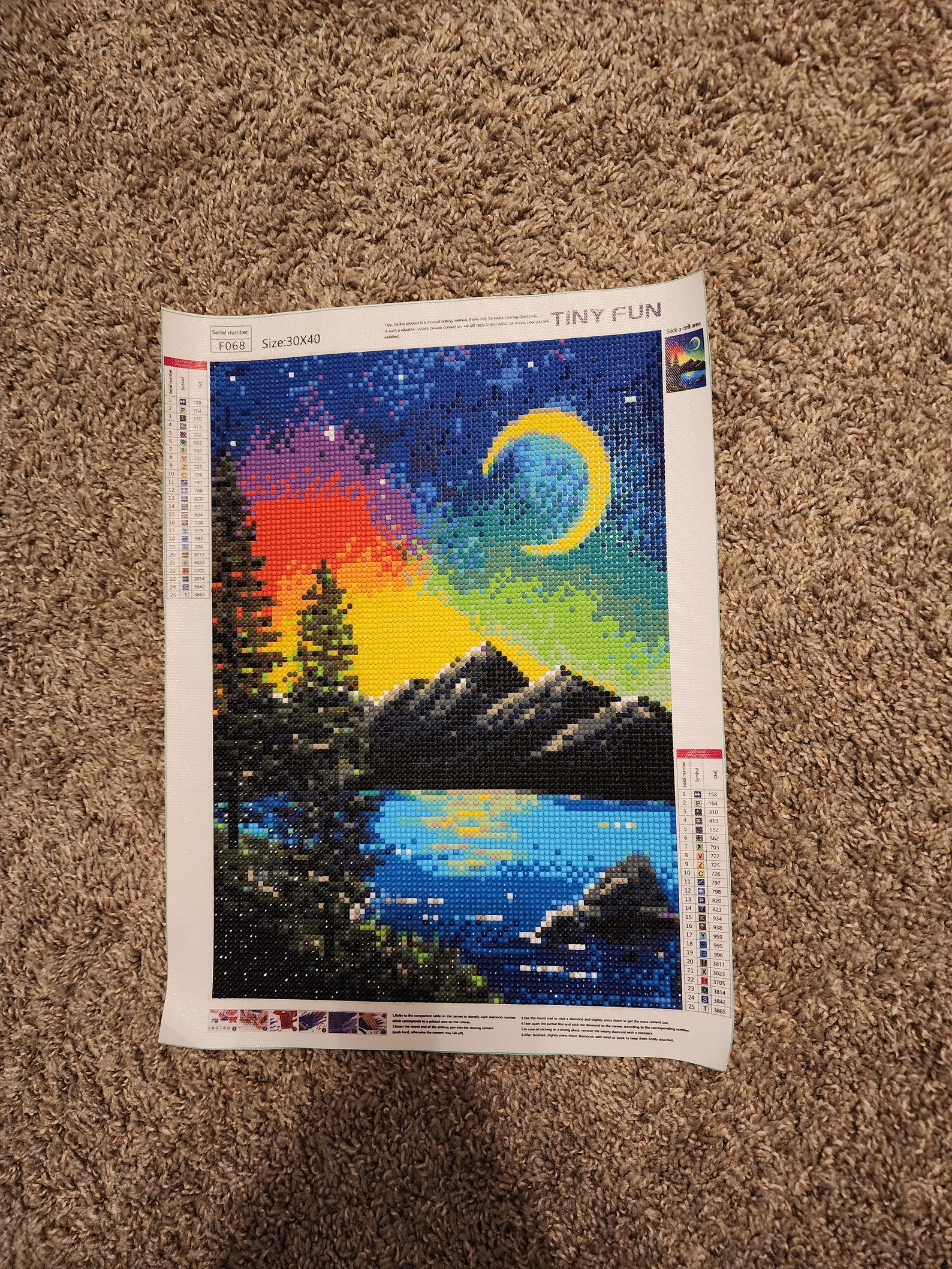 Colorful Night Diamond Painting - Etsy