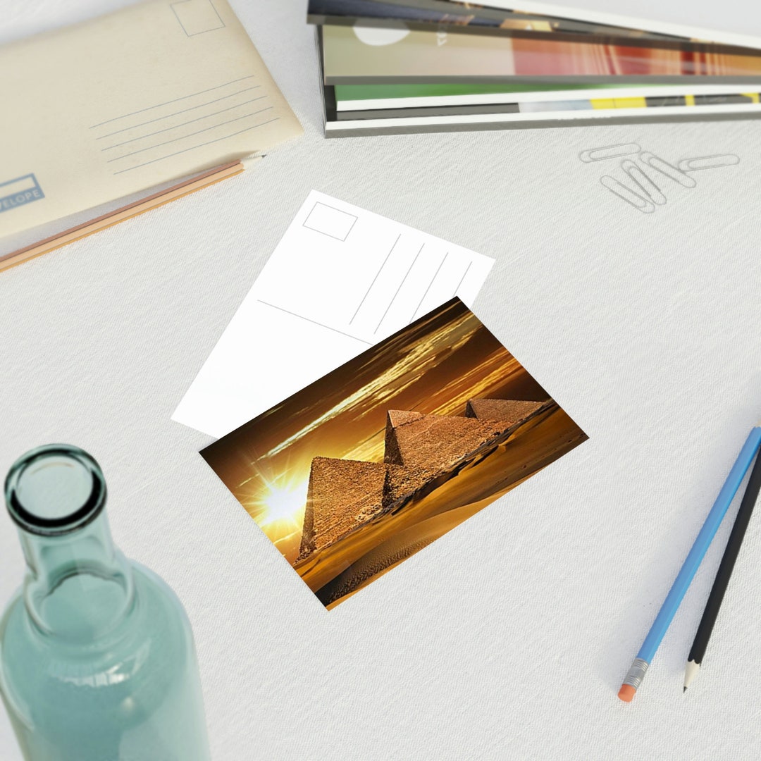 The Great Pyramid of Giza, Egypt Postcards 10pcs - Etsy
