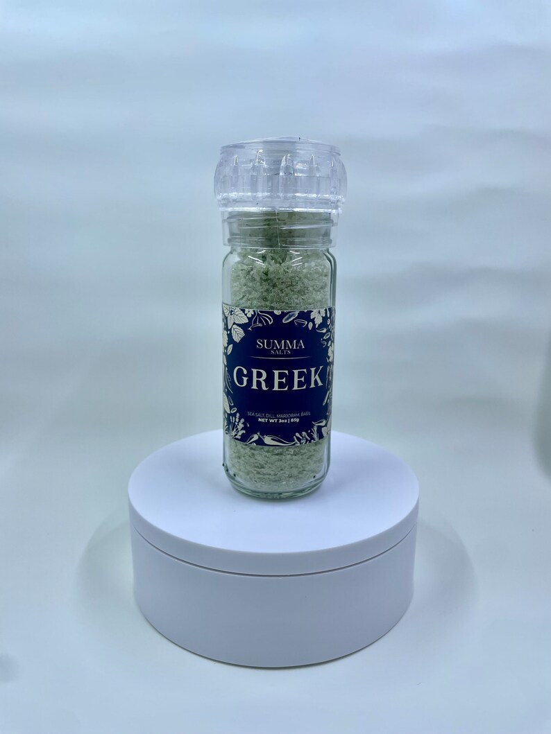 Greek Salt - Made With Dill, Marjoram, and Basil - Etsy