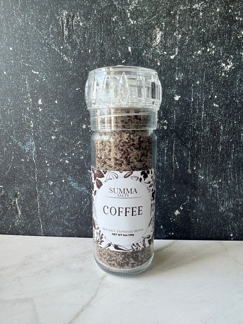 Coffee Salt - Espresso Infused Seasoning Salt for the Inspired Home ...