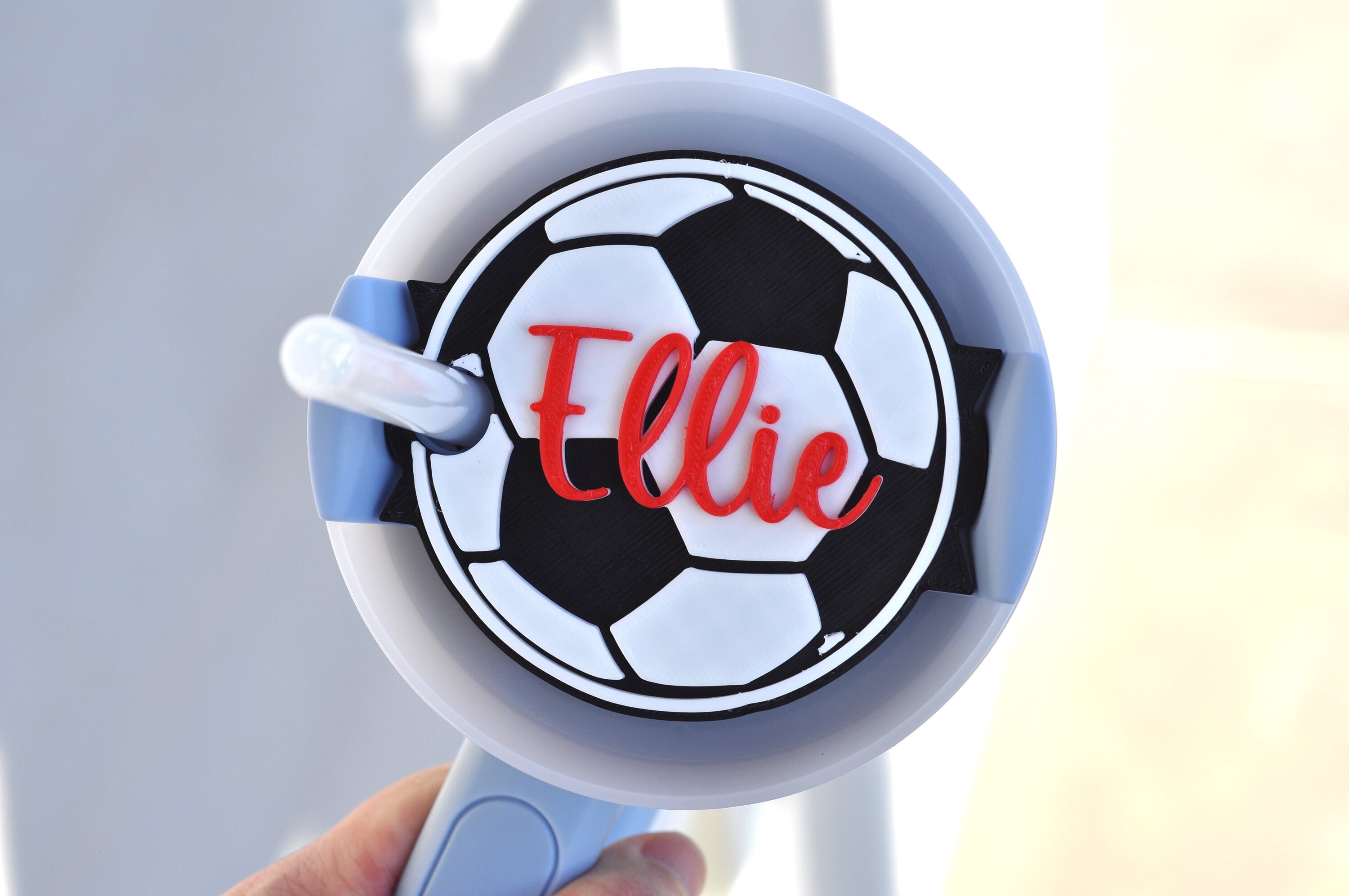 Soccer Name Tag Stanley Cup Tumbler-personalized Soccer Bottle Tag-team ...