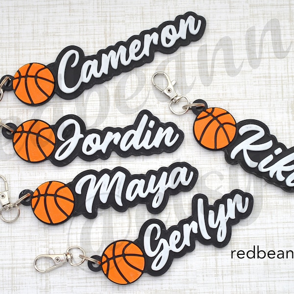 Basketball Bag Tag - Etsy
