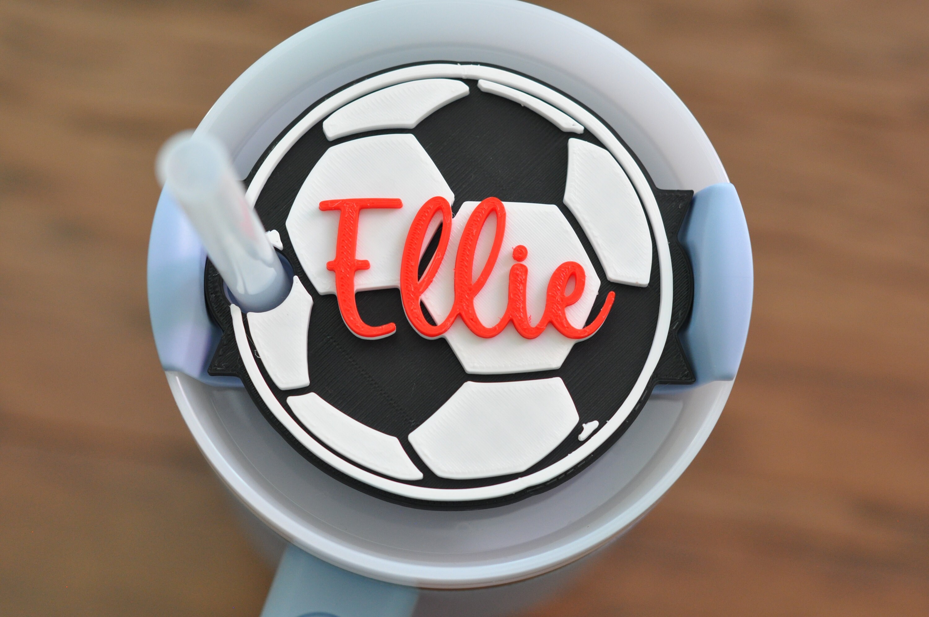 Soccer Name Tag Stanley Cup Tumbler-personalized Soccer Bottle Tag-team ...
