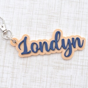 Personalized Keychain-custom Name Bag Tag-back to School Tag-boy Bag ...