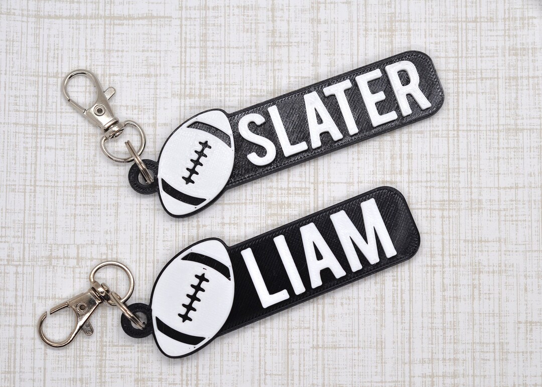 Football Bag Name Tag-football Backpack Tag-football Gift Tags Idea ...