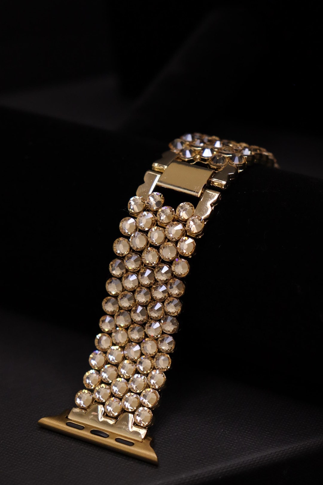 Luxury Custom Rhinestone Apple Watch Band - Preciosa Crystal Bling ...