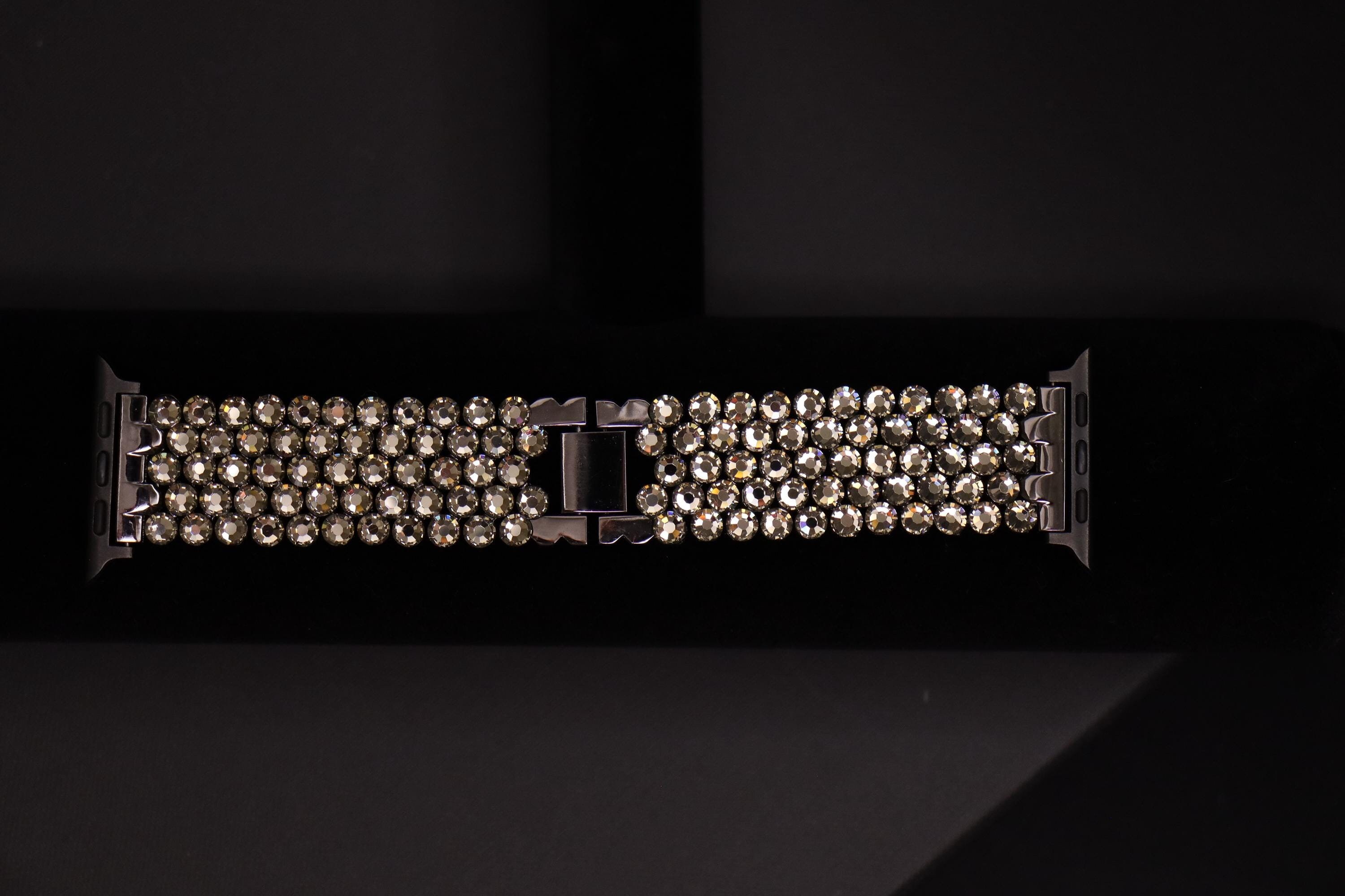 Elegant Bling Apple Watch Band With Preciosa Crystals | Customizable ...