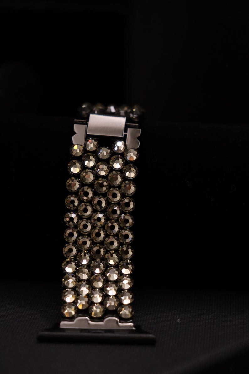 Elegant Bling Apple Watch Band With Preciosa Crystals | Customizable ...