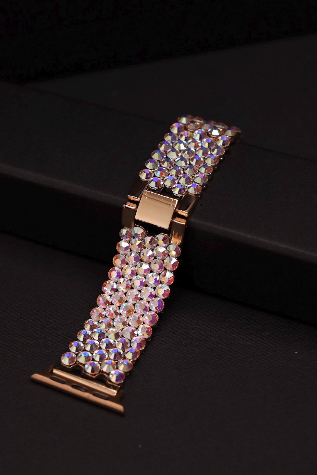 Luxury Custom Rhinestone Apple Watch Band - Preciosa Crystal Bling ...