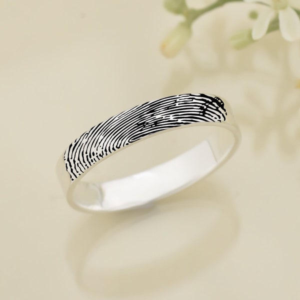 Fingerprint Ring - Etsy