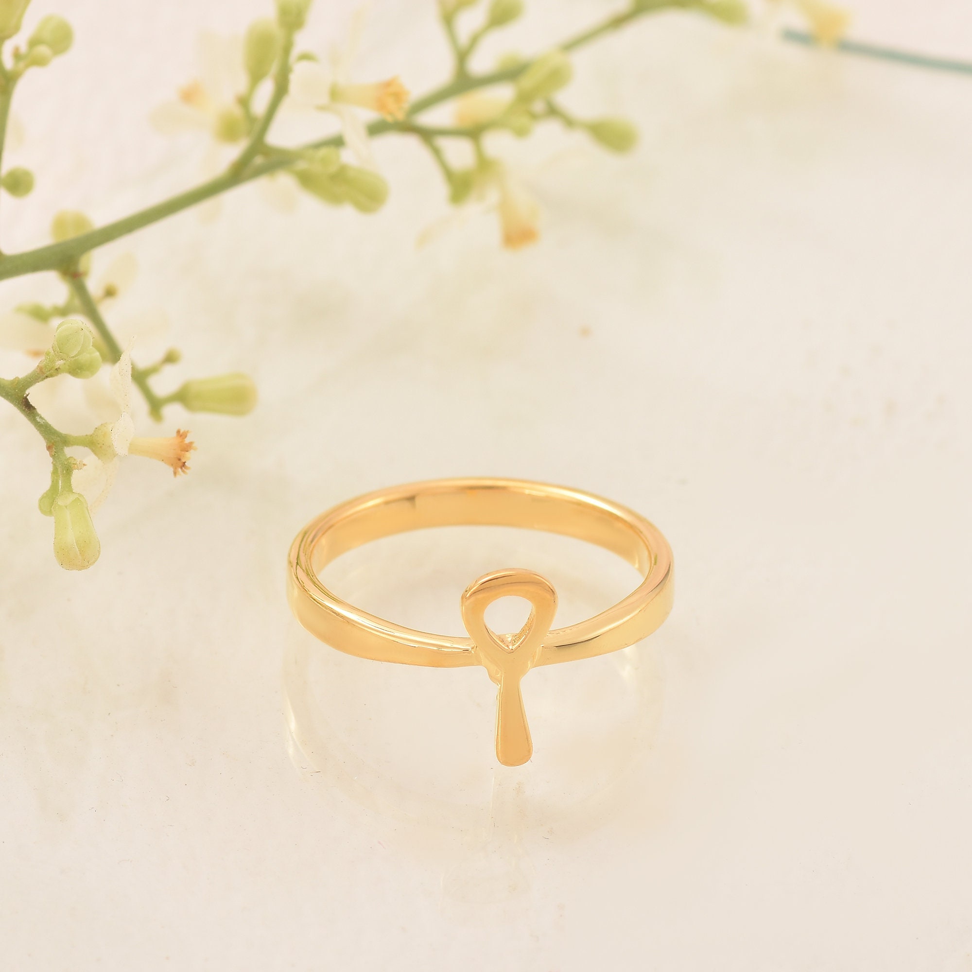 Ankh Ring Egyptian Ankh Ring Key of Life Ring Cross Ring - Etsy