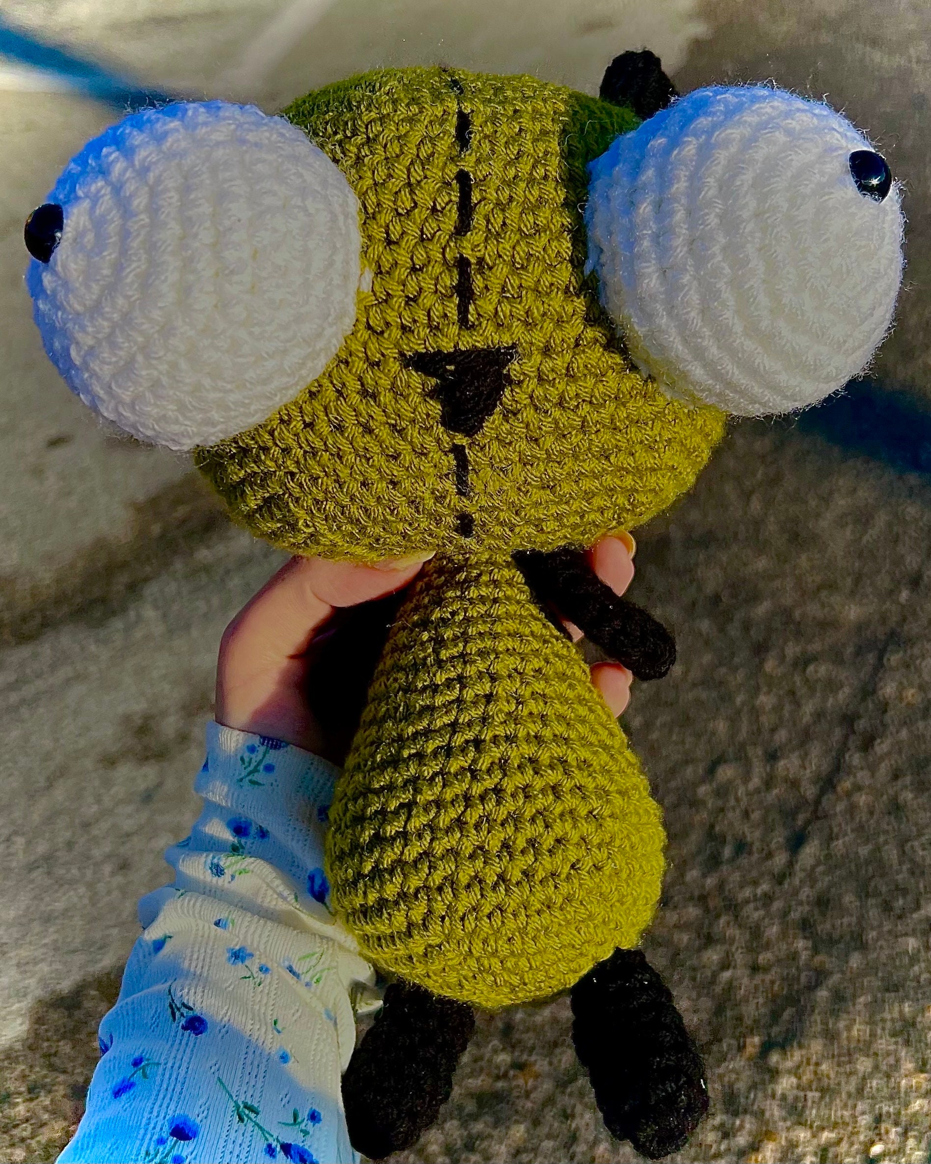 Crochet Handmade gir Inspired by Invader Zim - Etsy
