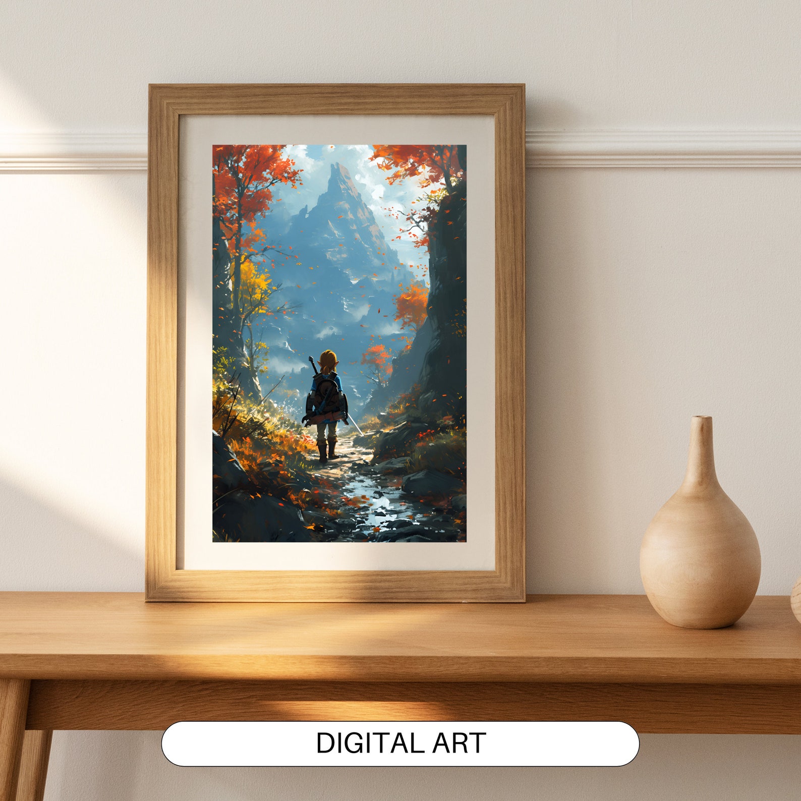 Link Digital Print ~ Zelda ~ Print~ Wall Decor~ High Resolution ...