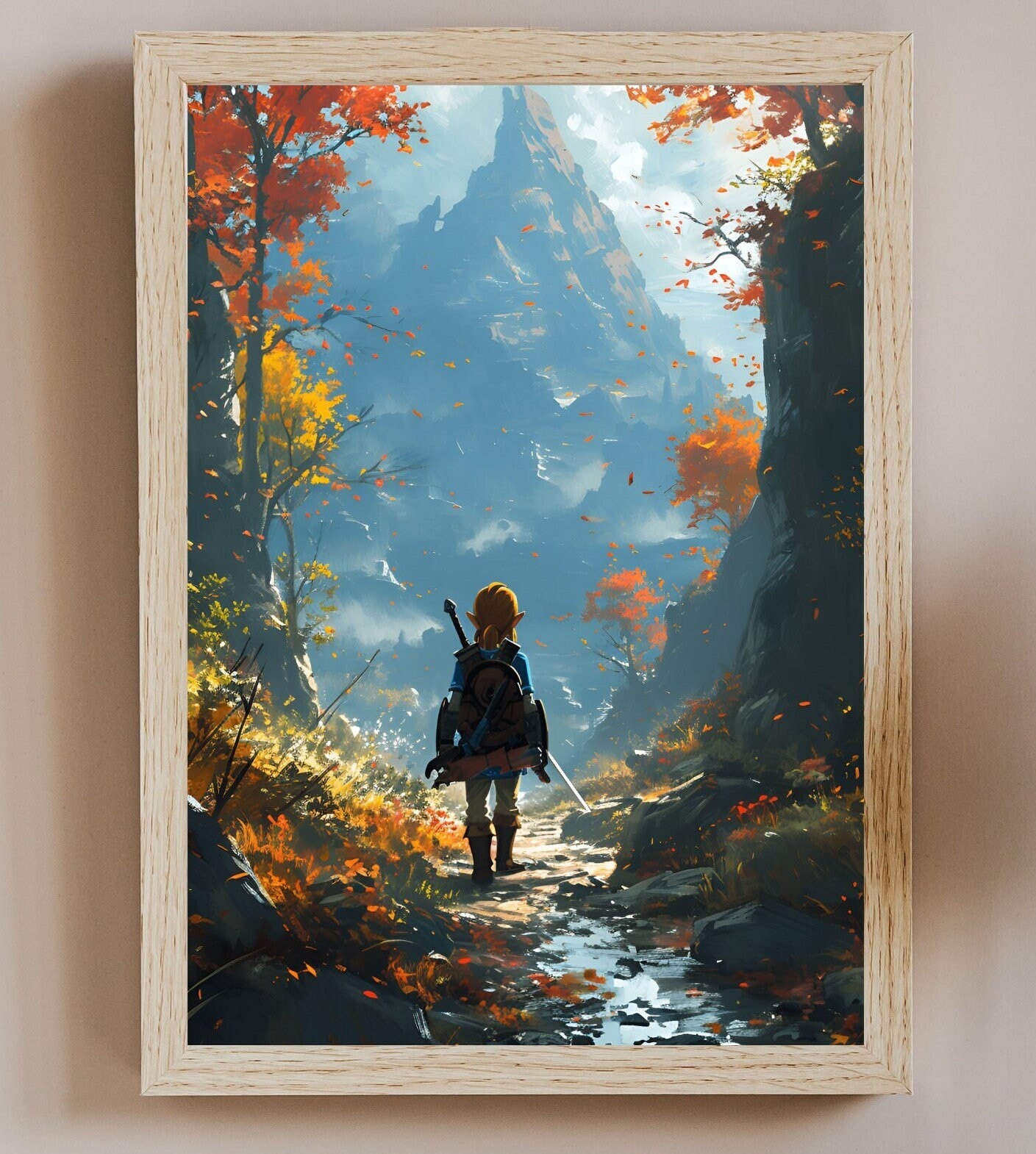 Link Digital Print ~ Zelda ~ Print~ Wall Decor~ High Resolution ...