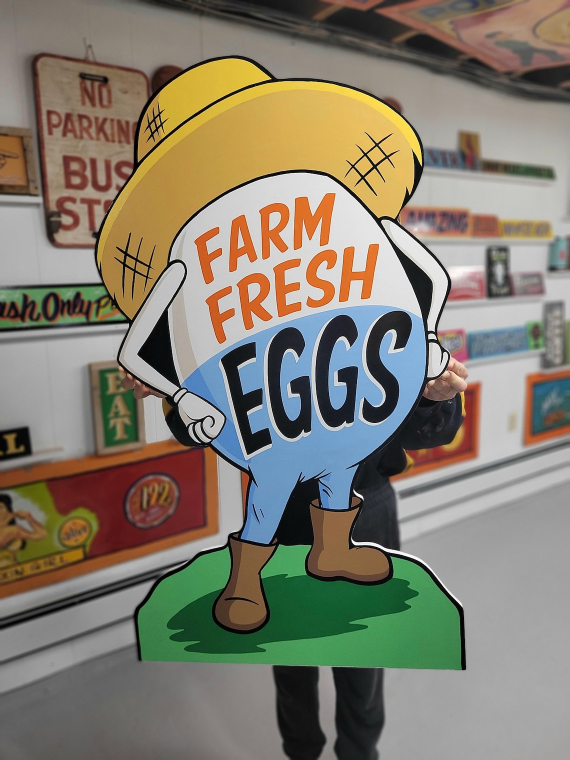Hand Painted Farm Fresh Eggs Sign. - Etsy