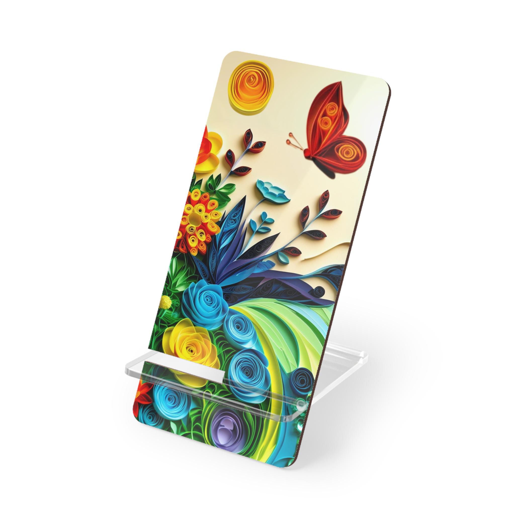 3D Paper Cut Design Cell Phone Stand, Desk Accessory, Office Decor ...