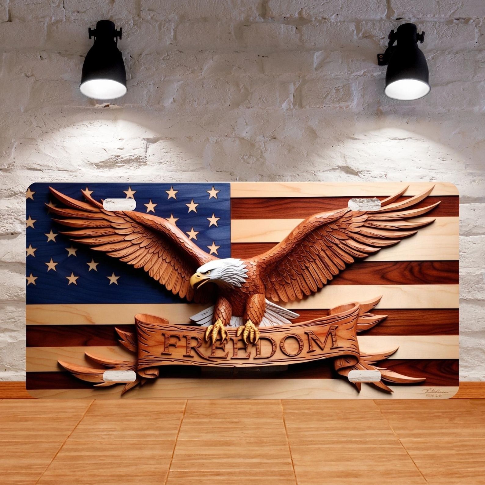 Patriotic License Plate Sublimation Design-digital Download, American ...