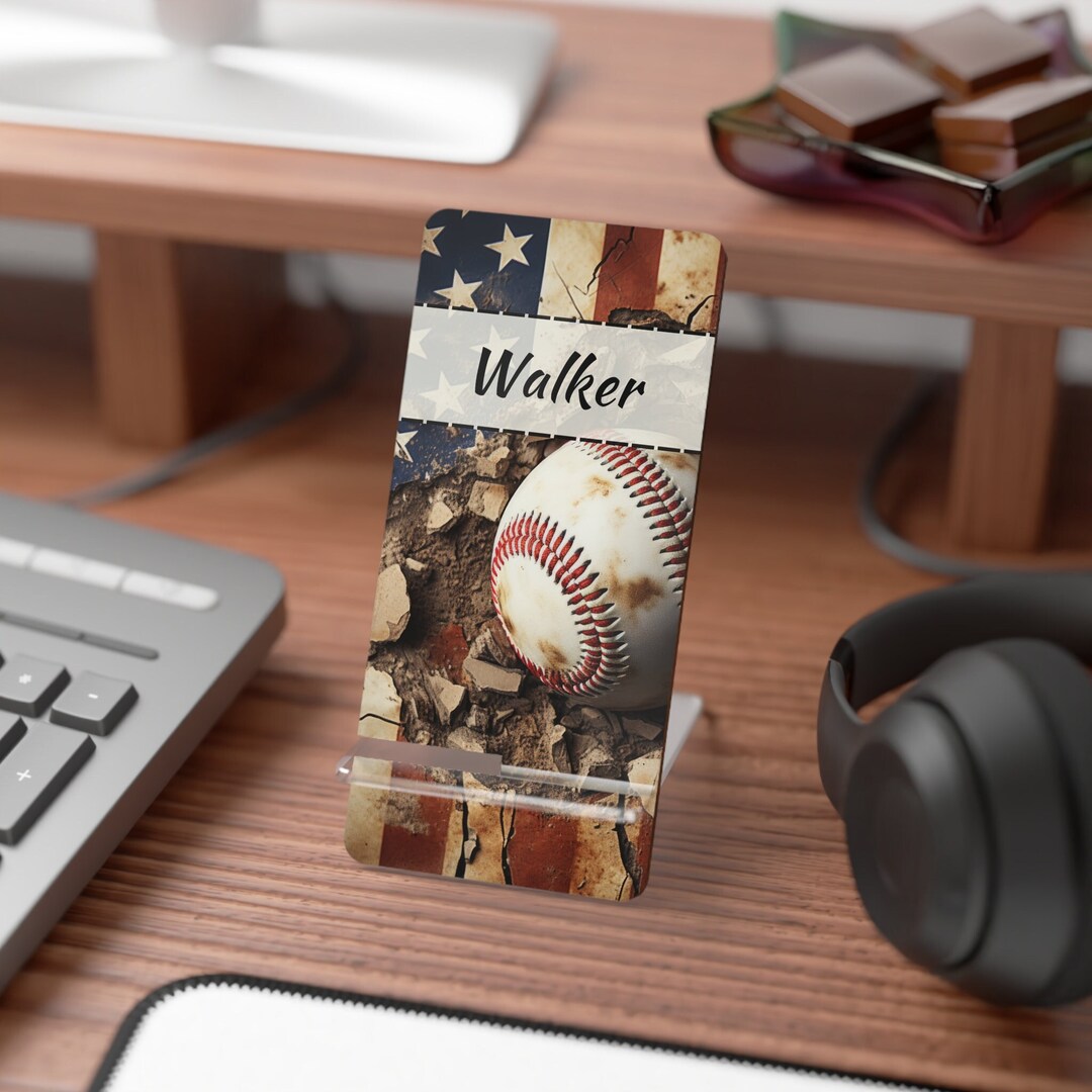 Personalized Cell Phone Stand, Desk Accessory, Office Decor, Phone ...