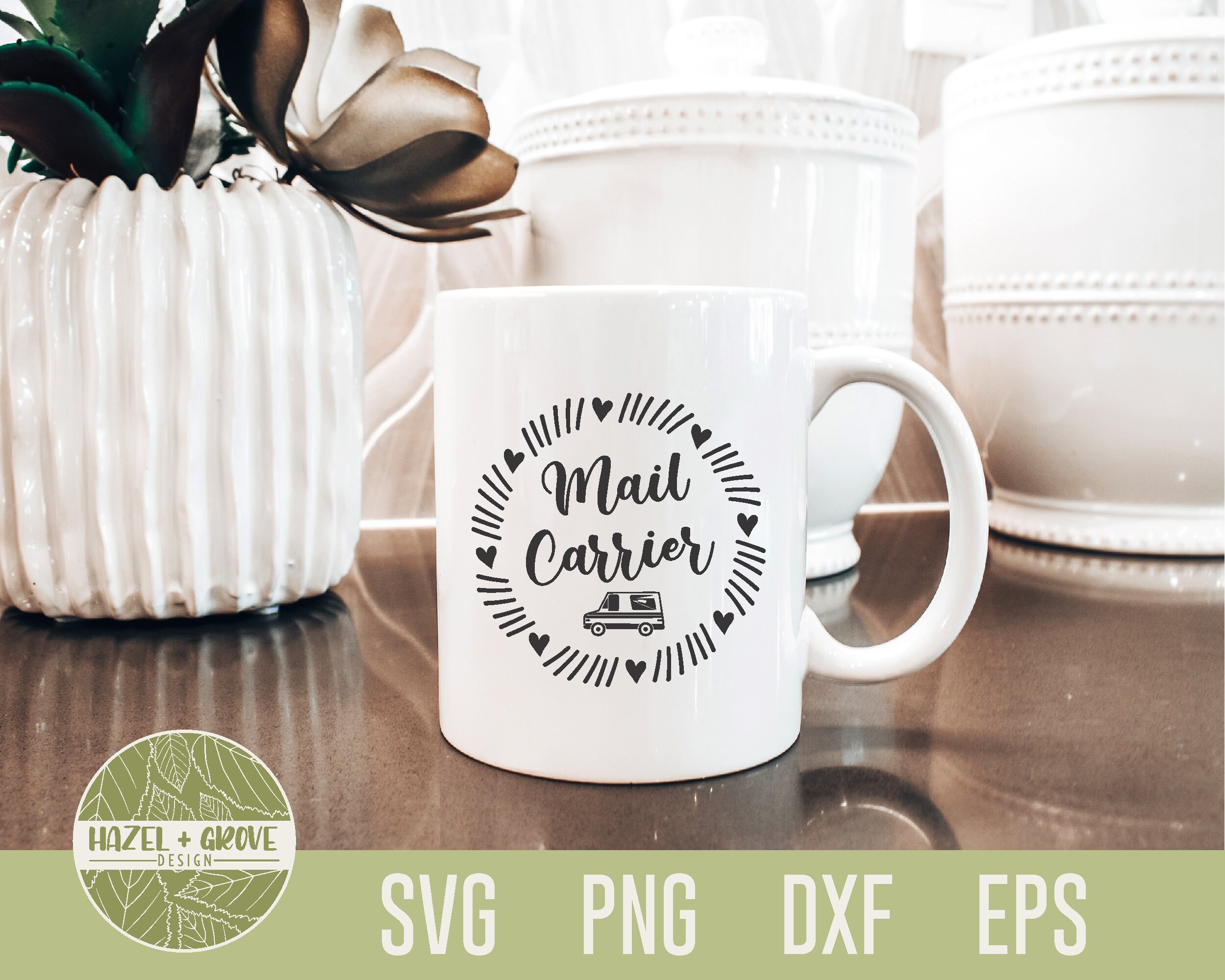 Mail Carrier Design | Svg Png Dxf Eps File, Career T Shirt, Cute ...