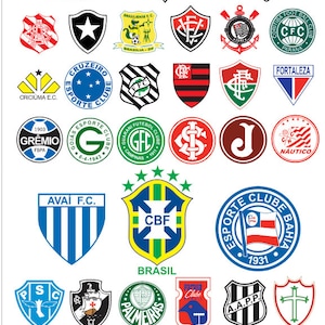 Brazilian Football League Teams Bundle Files Team | .jpg .png .eps .pdf ...