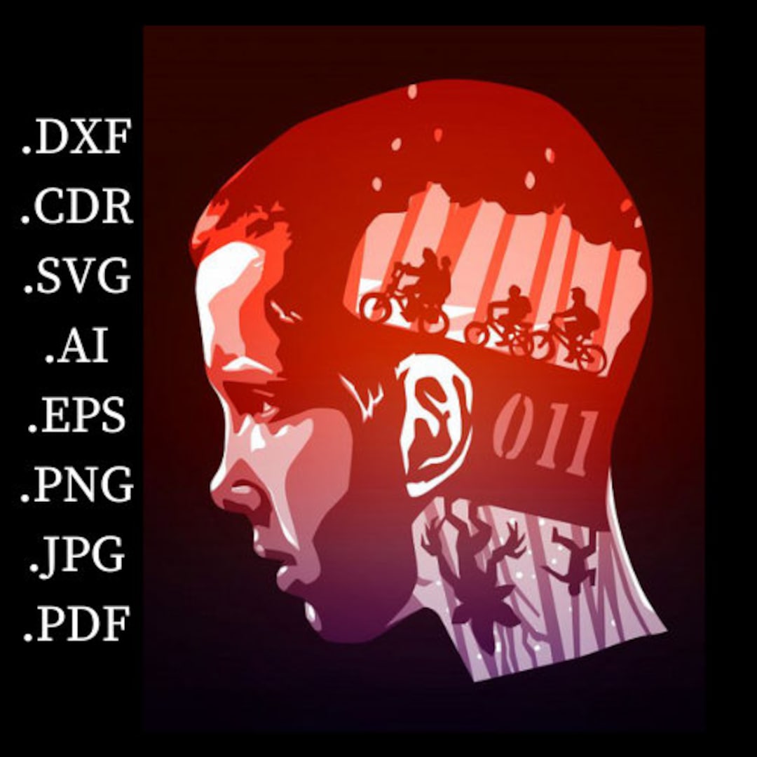 The Stranger Things TV Movie 2 [A4, 9x9 Inch] - Paper Cutting Light Box ...