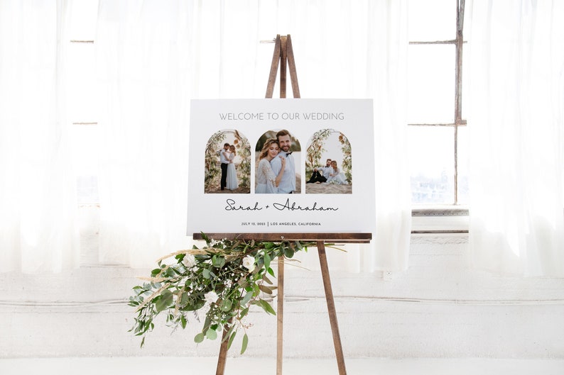 Personalized Wedding Welcome Sign Wedding Sign Board - Etsy