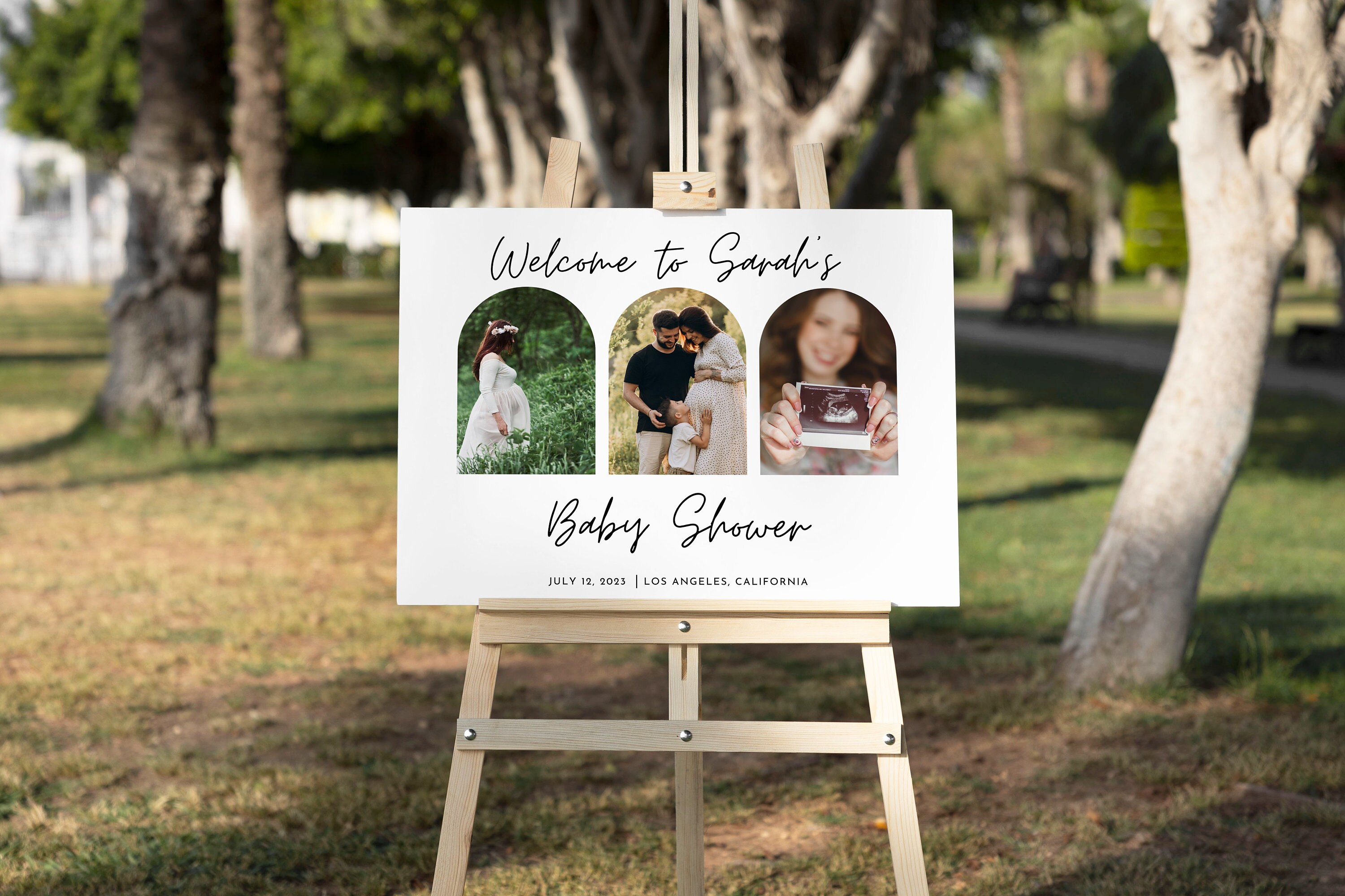 Custom Baby Shower Sign - Sign for Baby Shower- Baby Shower - Baby ...
