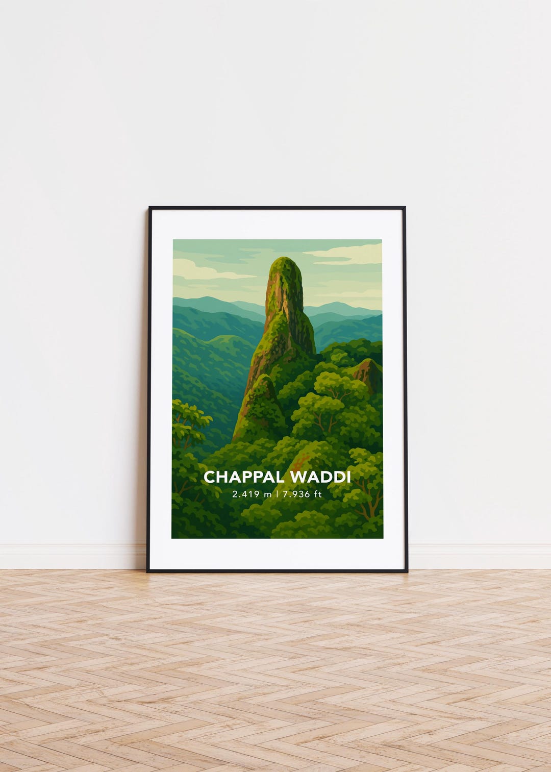 Chappal Waddi Poster: Mountain Art Print - Etsy