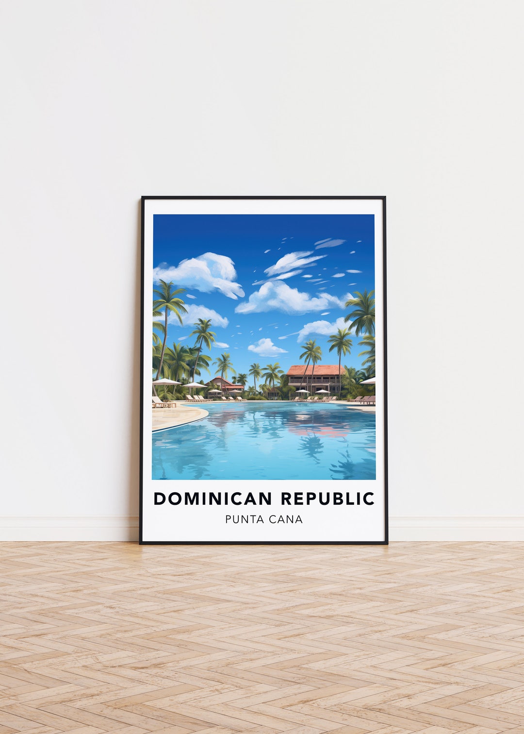 Dominican Republic Poster Punta Cana Print Dominican Republic Travel ...