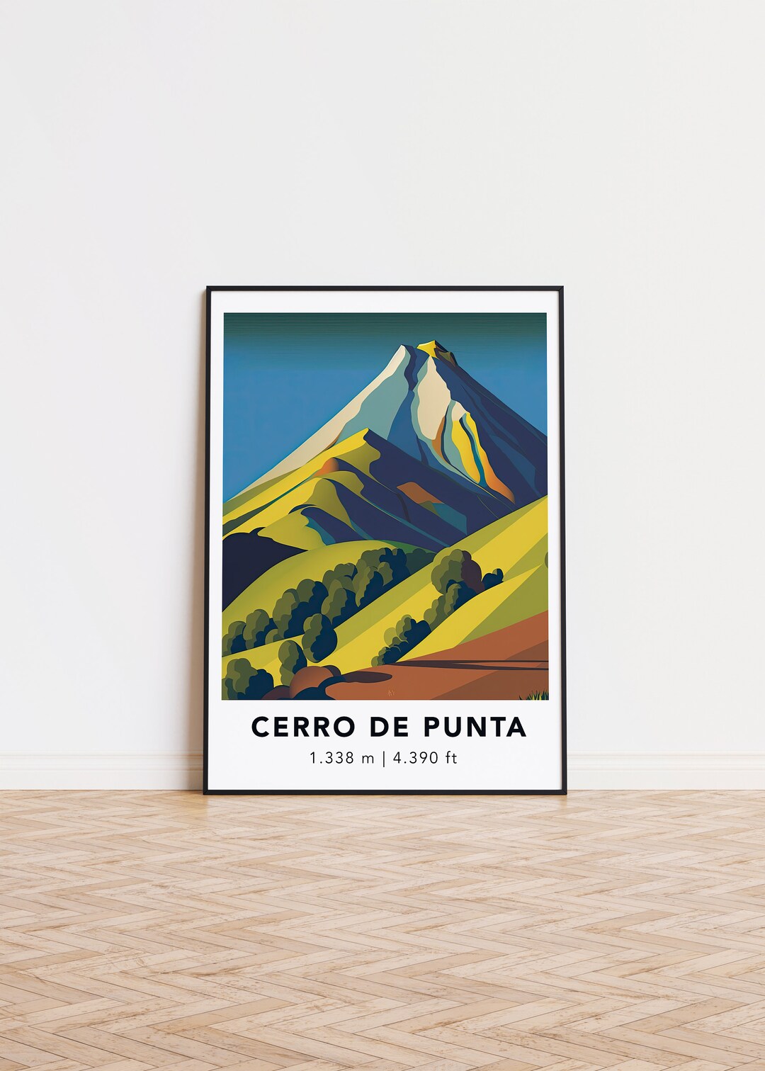 Cerro de Punta Poster Designed in Deutschland, gedruckt in 32 Ländern ...