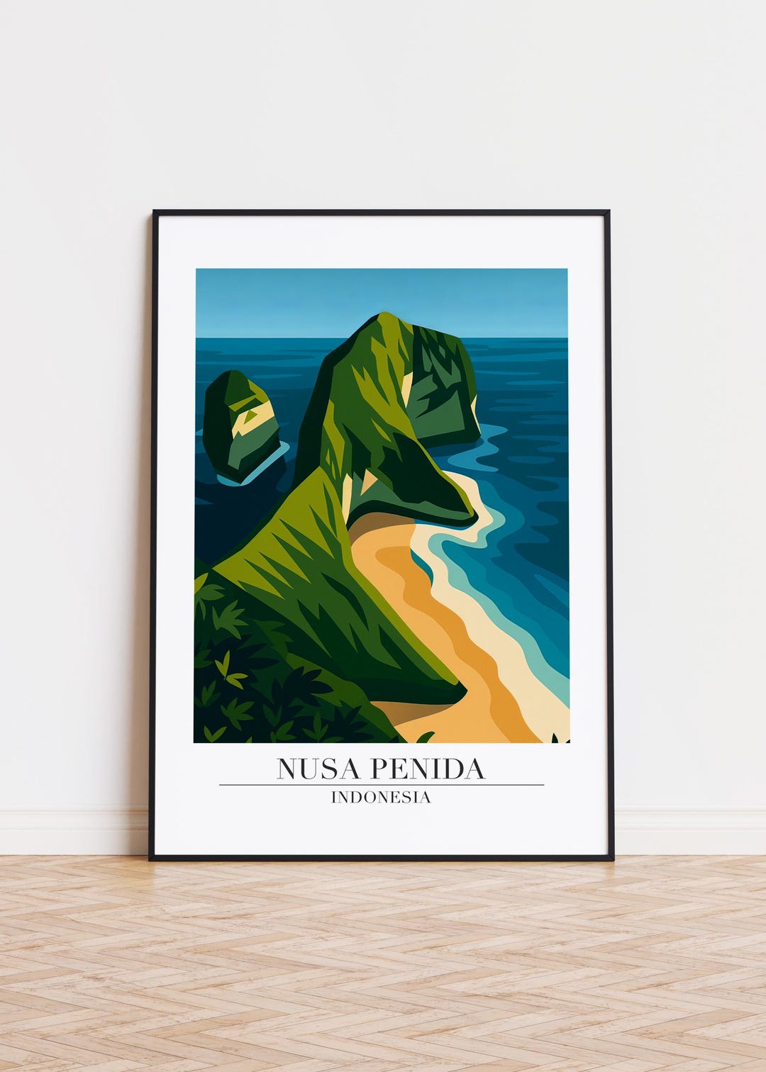 Nusa Penida Poster: Indonesia Travel Art Print - Etsy